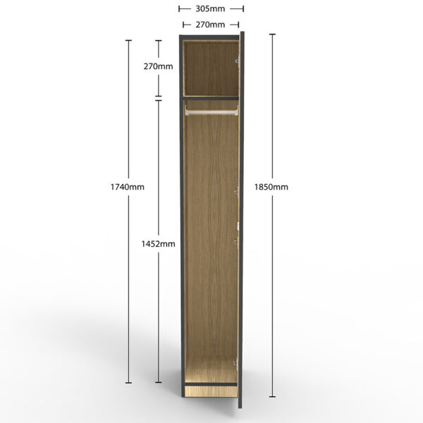 Single Door Melamine Locker - Lockers By Specfurn