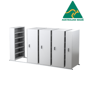 Compactus Mobile Shelving 8 Bay - Lockers By Specfurn